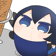 blue eyes chibi white background solo simple background male focus 1boy ...