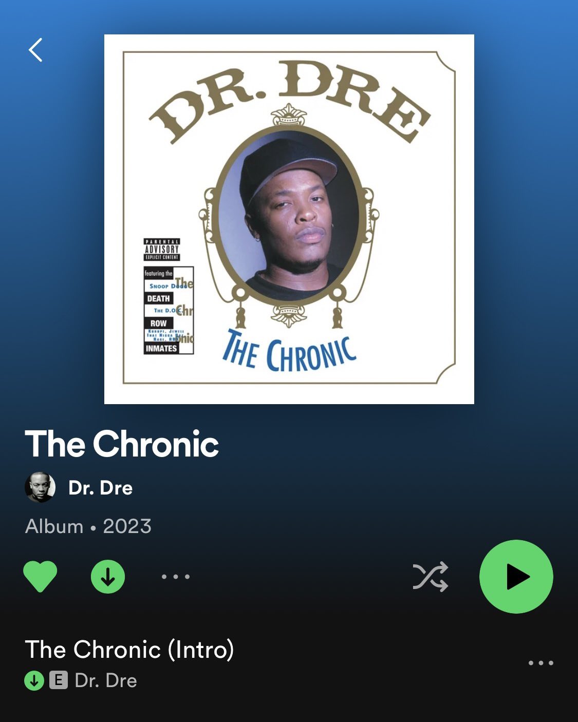 Dr Dre The Chronic