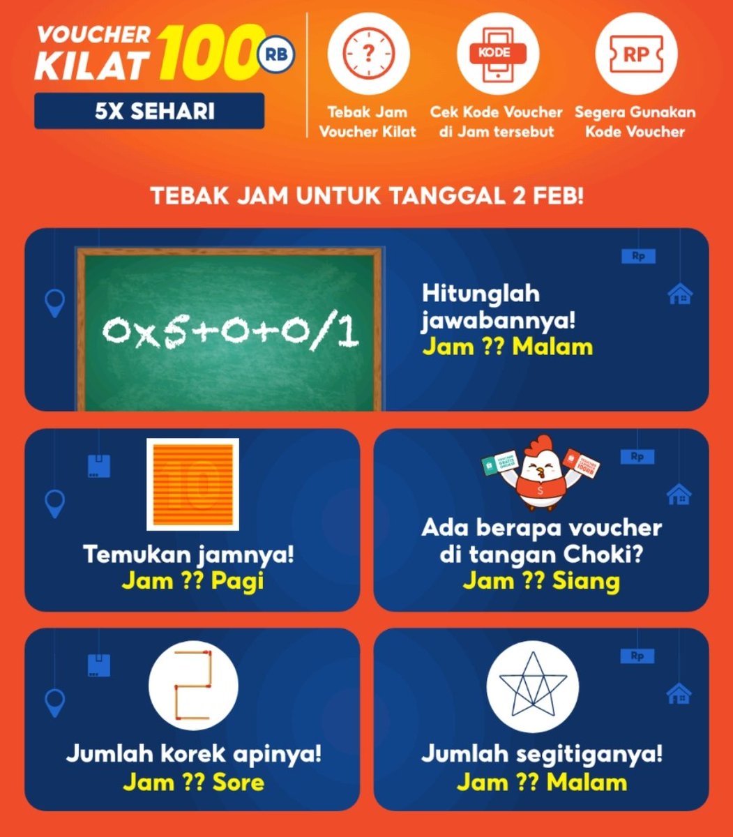 Racun Belanja | Info Diskon, Promo, Cashback on Twitter: "Voucher Kilat Rp100.000 tanpa minimum ...