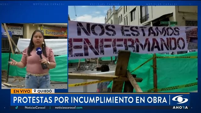 9 días bloqueada cumplió la principal vía de Quibdó tras la protesta ...