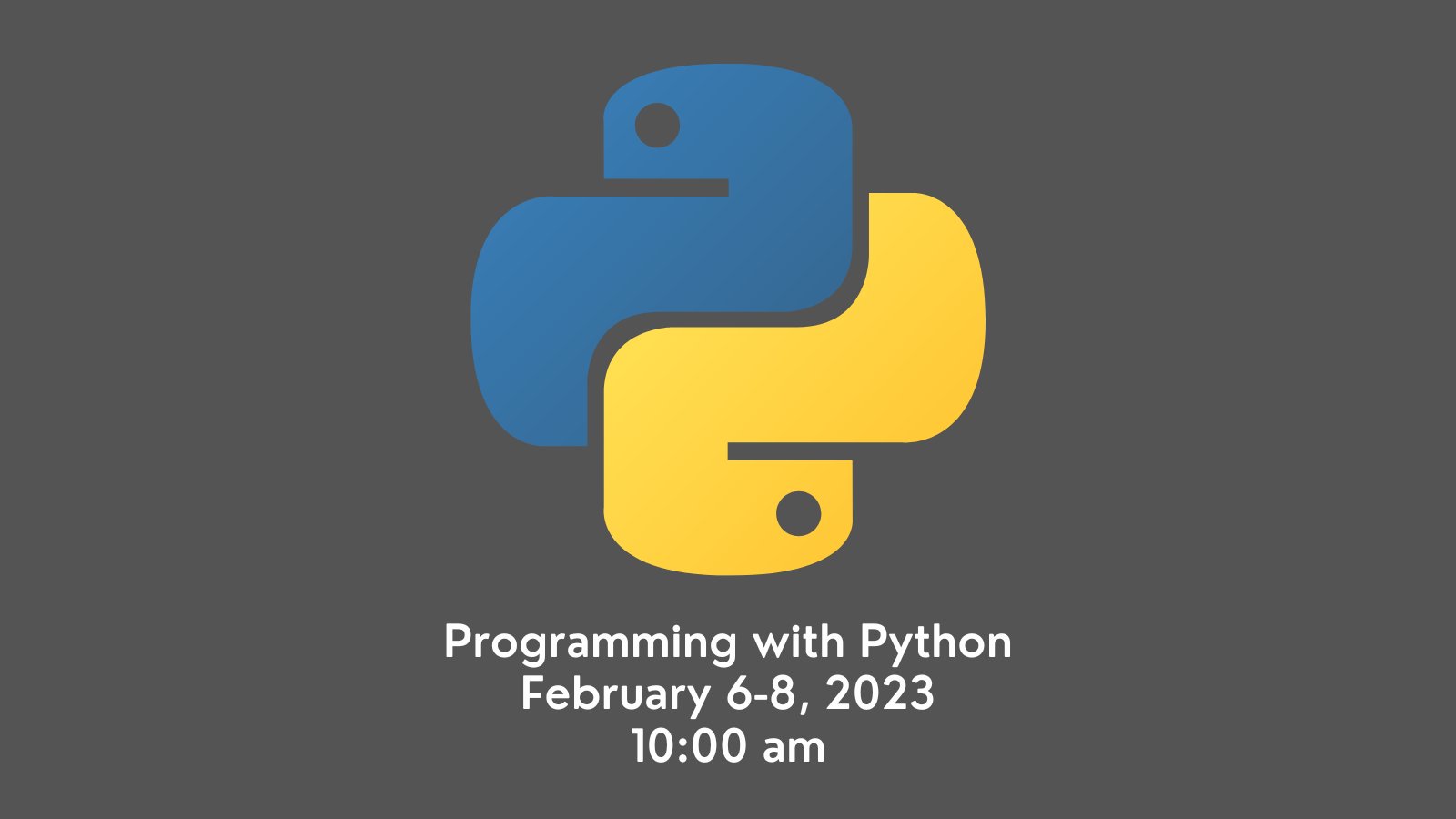 CaltechLibrary on Twitter: "We are offering an Advanced Python programming class to help ...