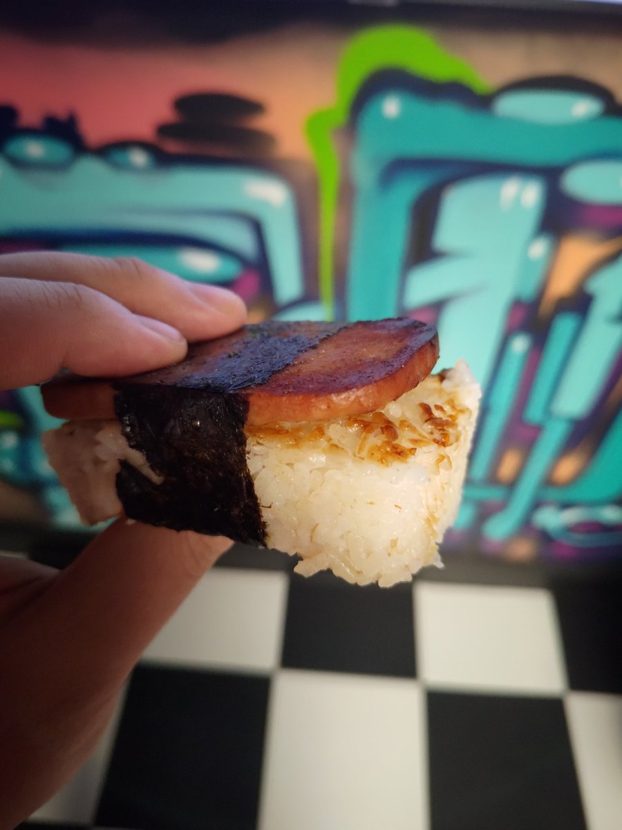 Spamusubi, as it should be written. Jules Wang 王竣穎 @pointjules