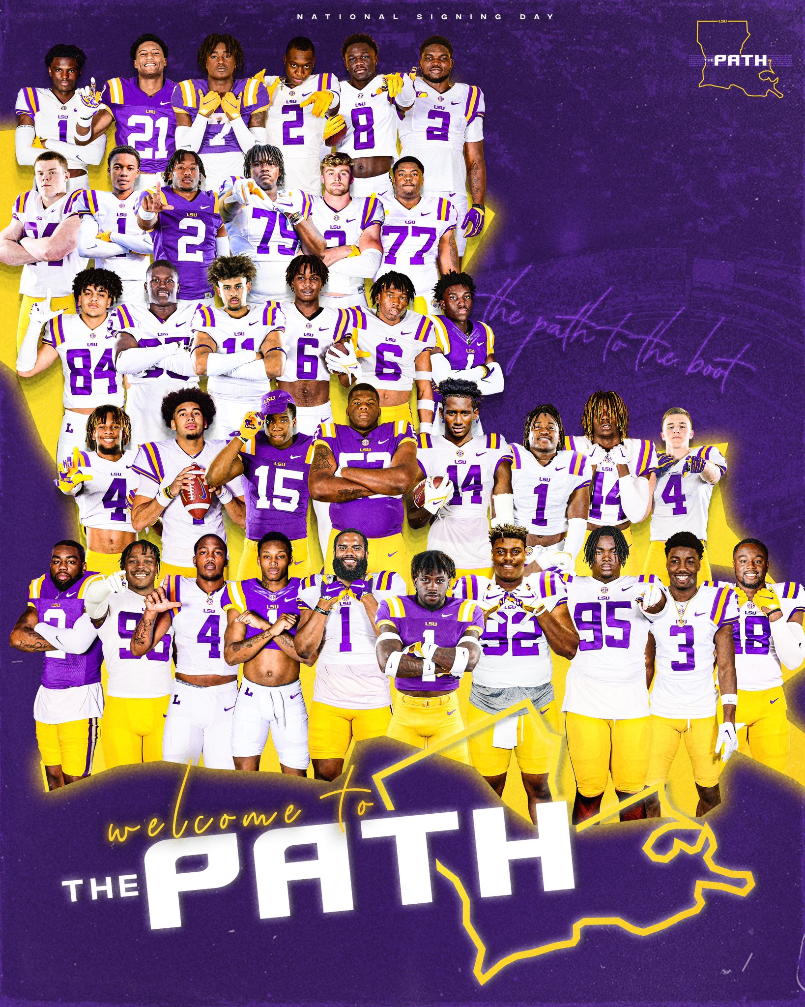 LSU FB Twitter: The Next Generation. The Path to Greatness Begins in ... LSU FB Twitter: The Next Generation. The Path to Greatness Begins in ...