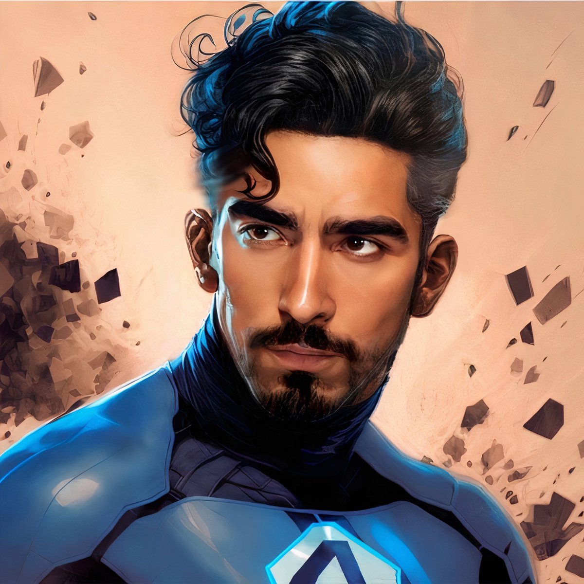 Taverna Marvel | Fan-Club on Twitter: "🎨Arte de Dev Patel como 'Reed Richards'. Por: 21XFour."