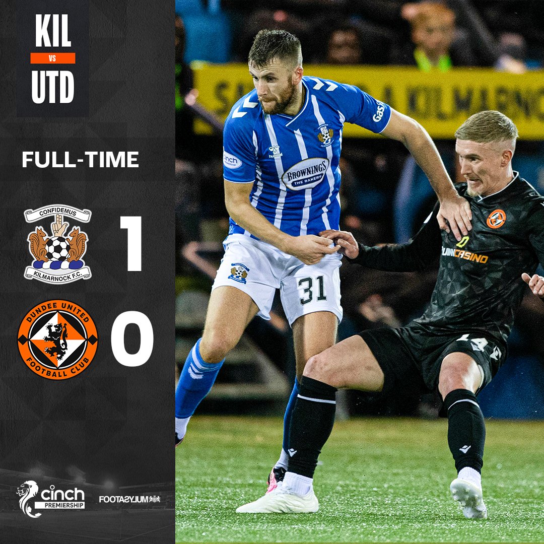 Dundee United FC on Twitter: "FT' | Armstrong's first-half strike is the only goal in Ayrshire ...