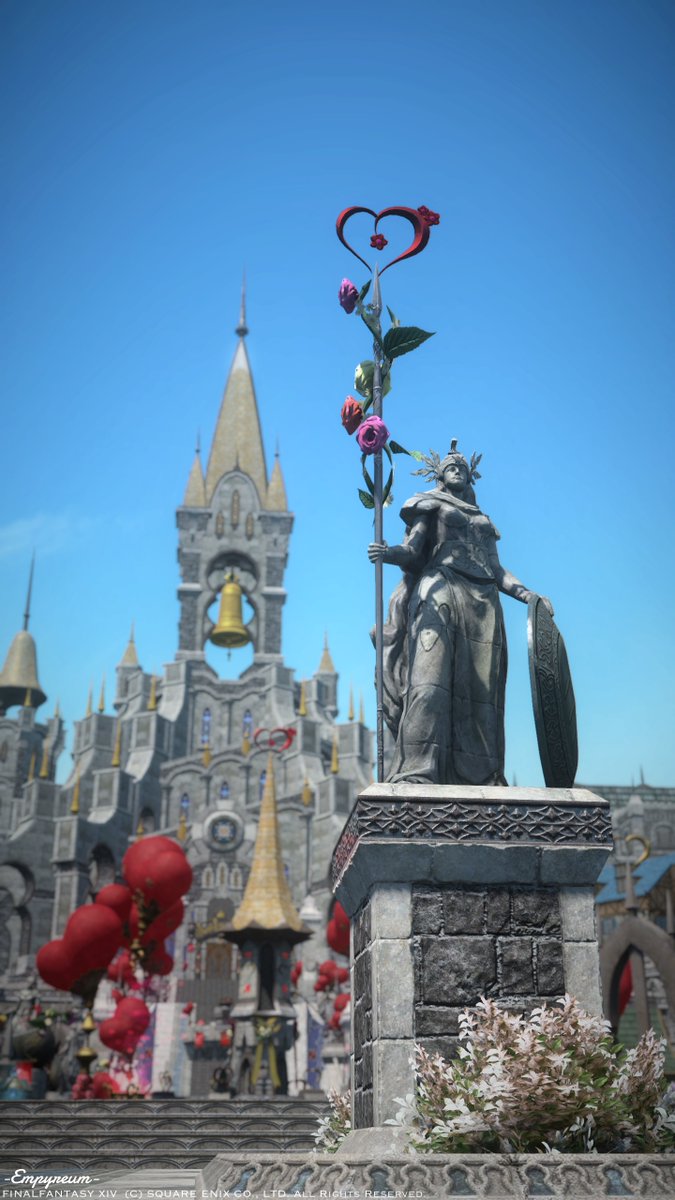 【FF14】ヴァレンティオンデー2023飾り付けや風景、街の様子まとめ : FF14みんなの反応
