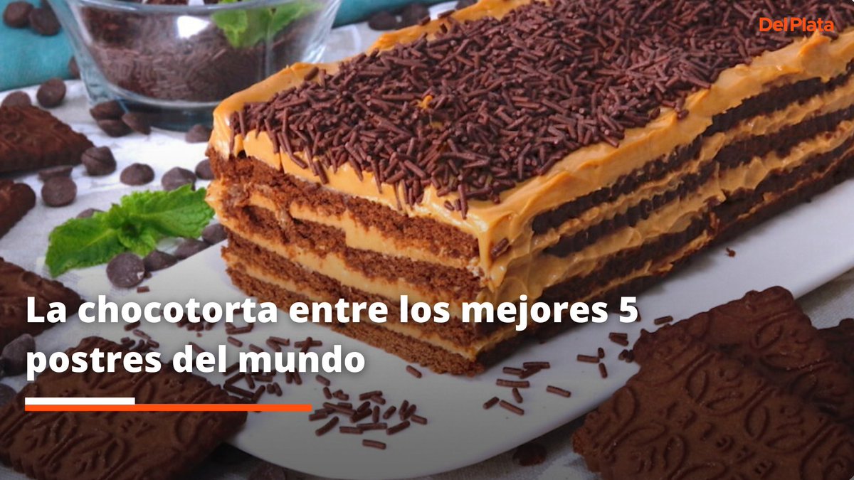 🫓La chocotorta entró en el top 5 de los mejores 50 postres del mundo ...