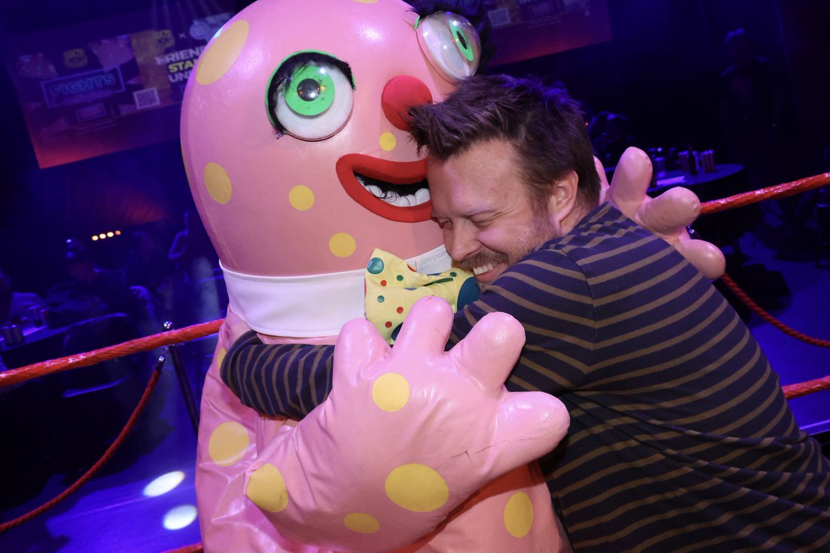 On This Day in WWE on Twitter: "Love this - Mr Blobby is clearly a fan favourite"