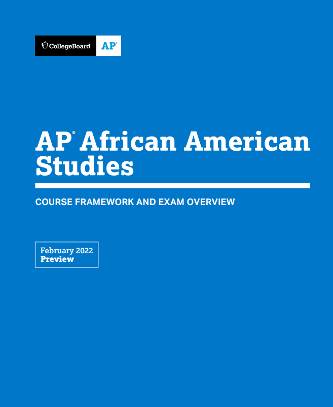 The head of @CollegeBoard told the NYT that the changes to AP African ...