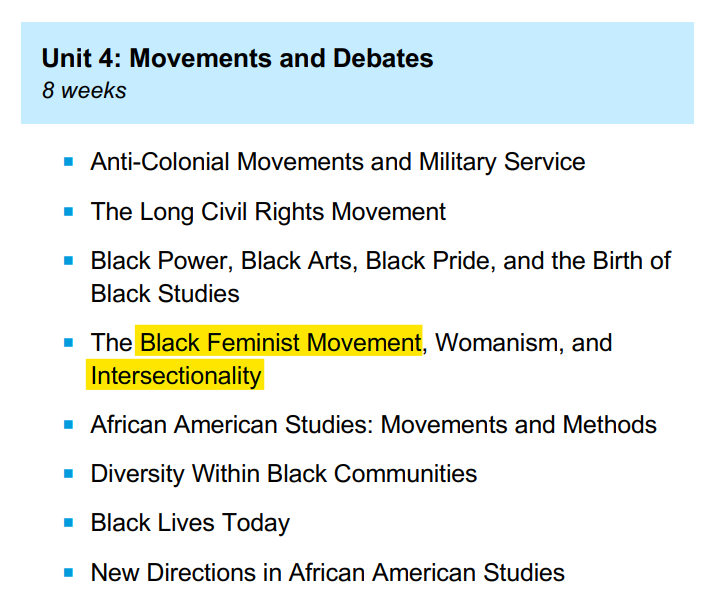 The head of @CollegeBoard told the NYT that the changes to AP African ...