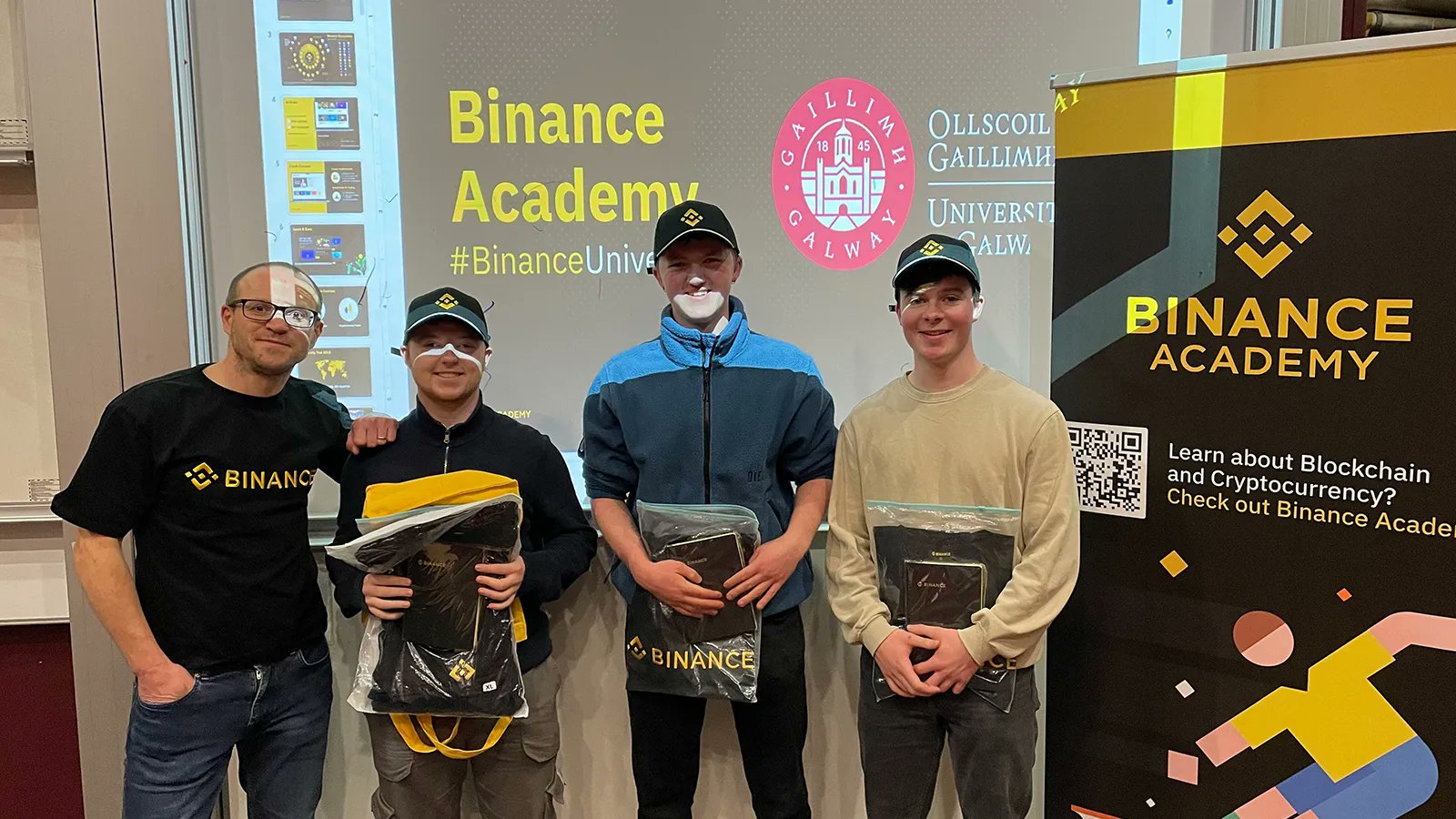 Binance on Twitter: ".@BinanceAcademy meets Galway, Ireland 🇮🇪 This group of students gathered ...