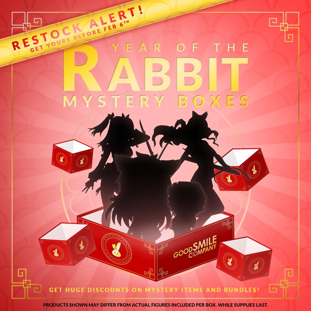 GoodSmile_US on Twitter: "Better hop on this before it's too late: Our Year of the Rabbit boxes ...