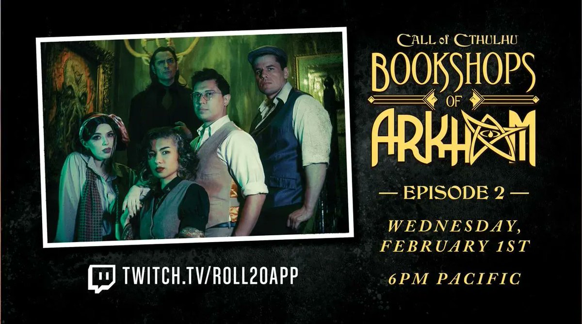 Chaosium on Twitter: "Bookshops of Arkham is live now! Feat. @Mark_Meer, @NotSaige, @CarlosCrits ...