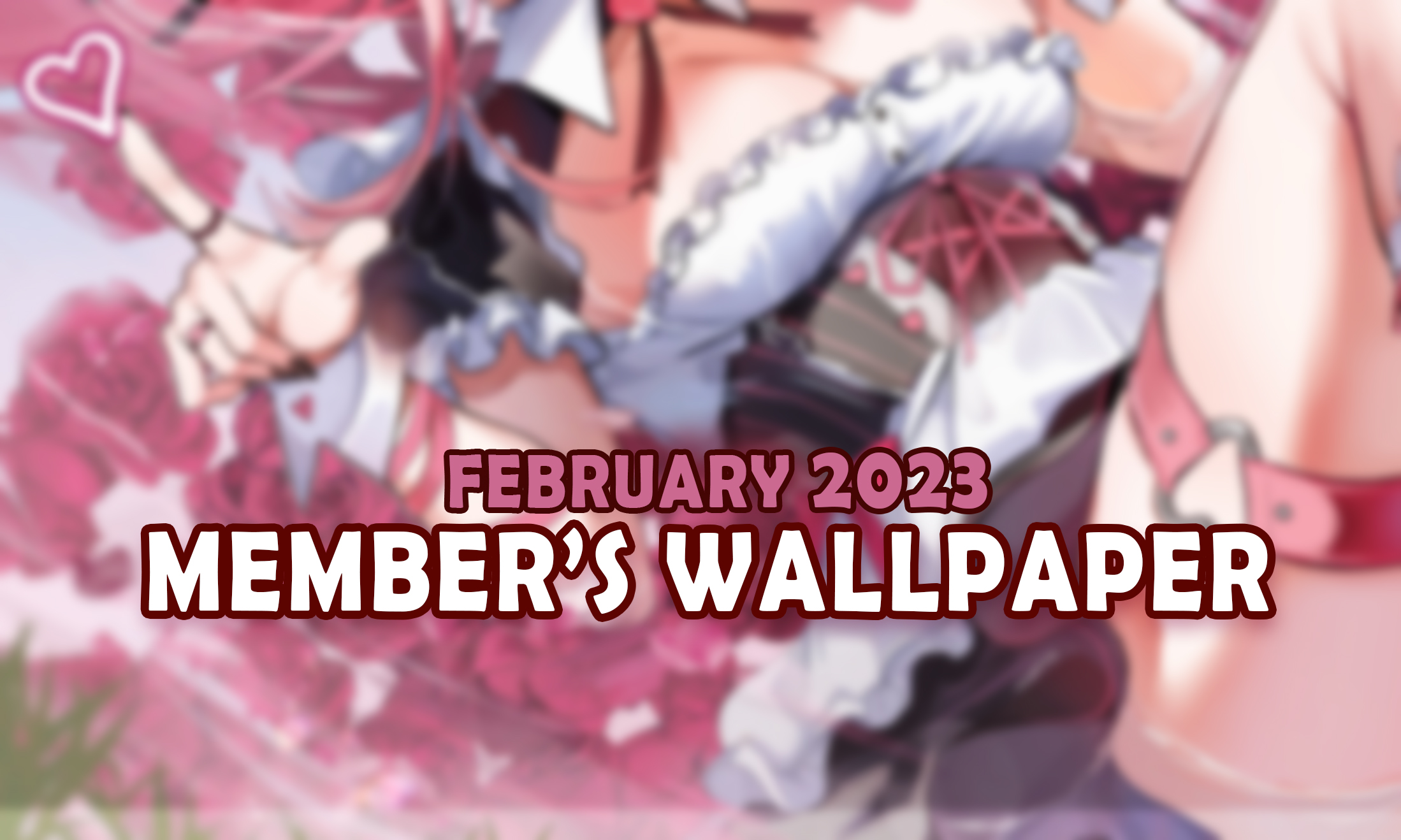 Mori Calliope💀holoEN on Twitter: "⋆* THIS MONTH'S WALLPAPER⋆* Happy Valentine's to my dear ...