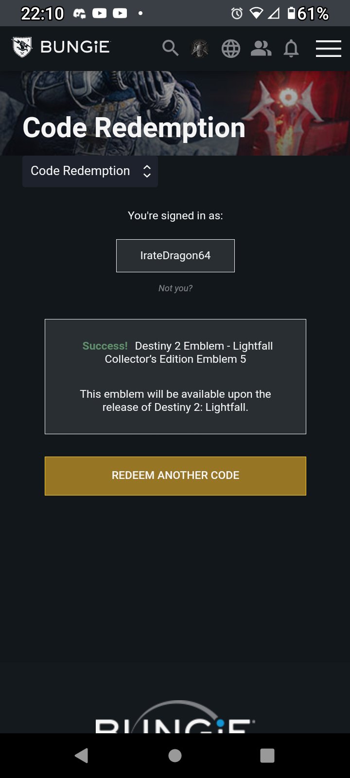DestinyTracker 🔺 on Twitter: "Two FREE Lightfall Emblems. Both will be available when Lightfall ...