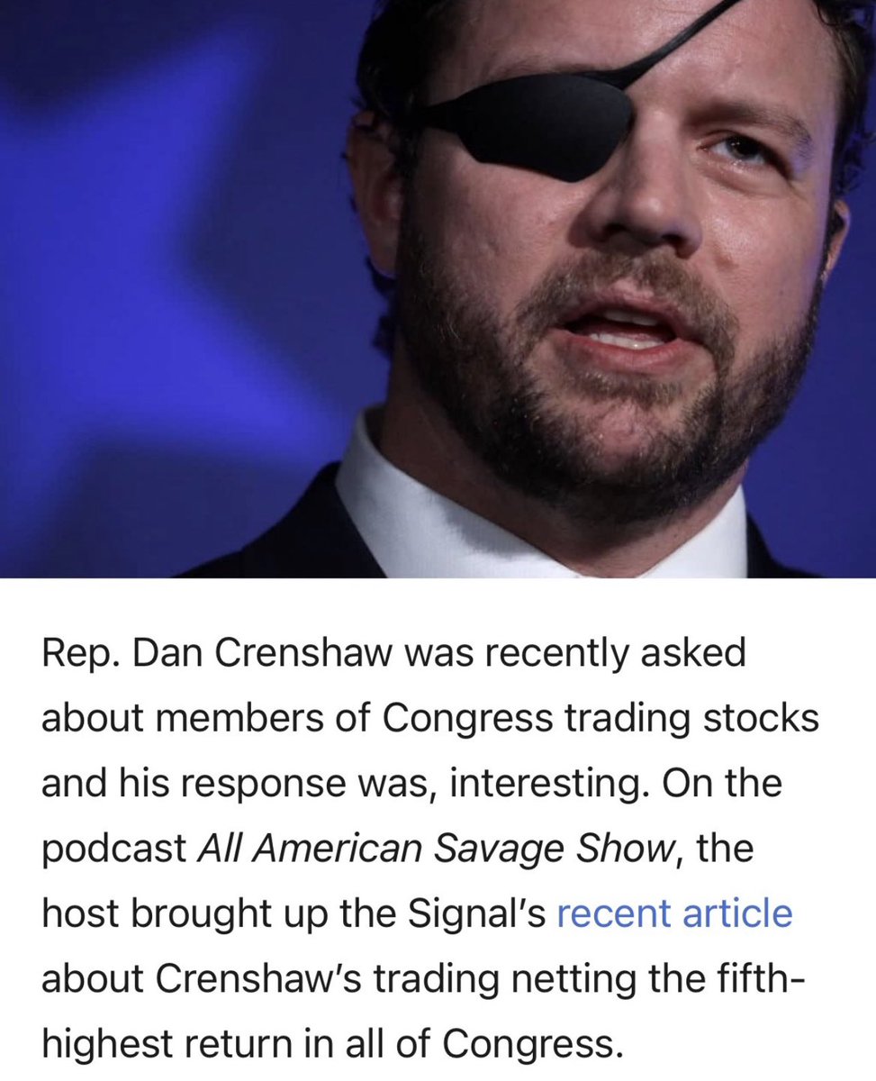 Wall Street Apes On Twitter Dan Crenshaw Repdancrenshaw