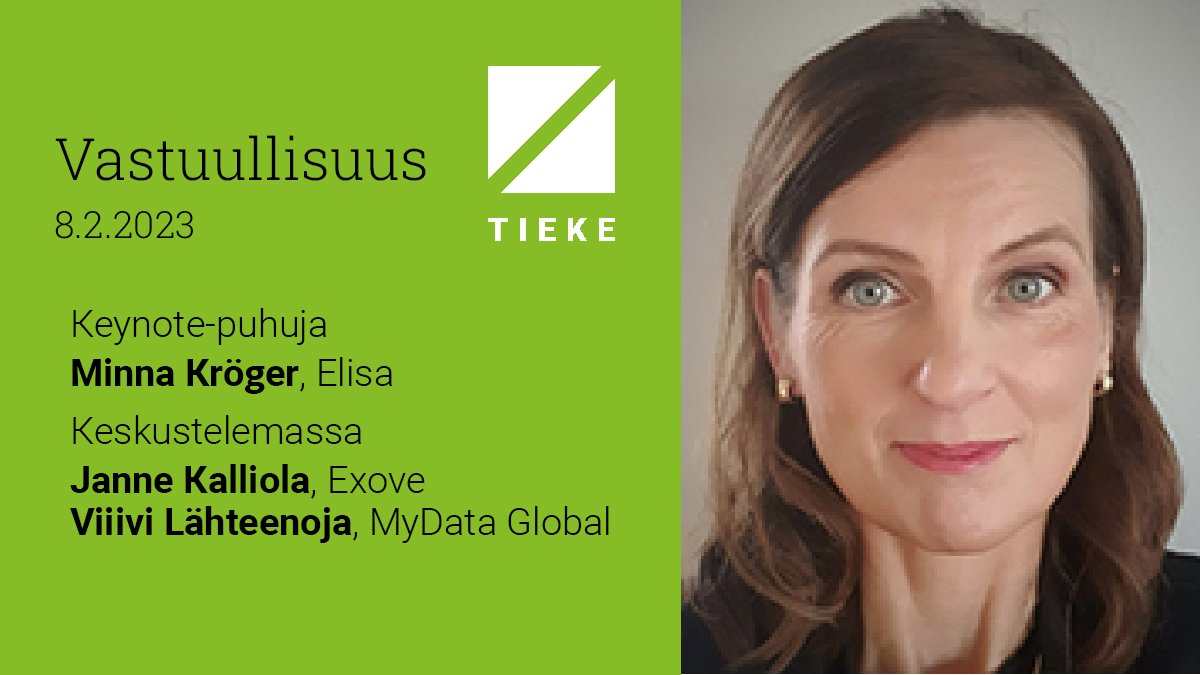 TIEKE on Twitter: "Verkkotapahtumassamme 8.2.2023 suuntana on digikyvykäs ja vastuullinen Suomi ...