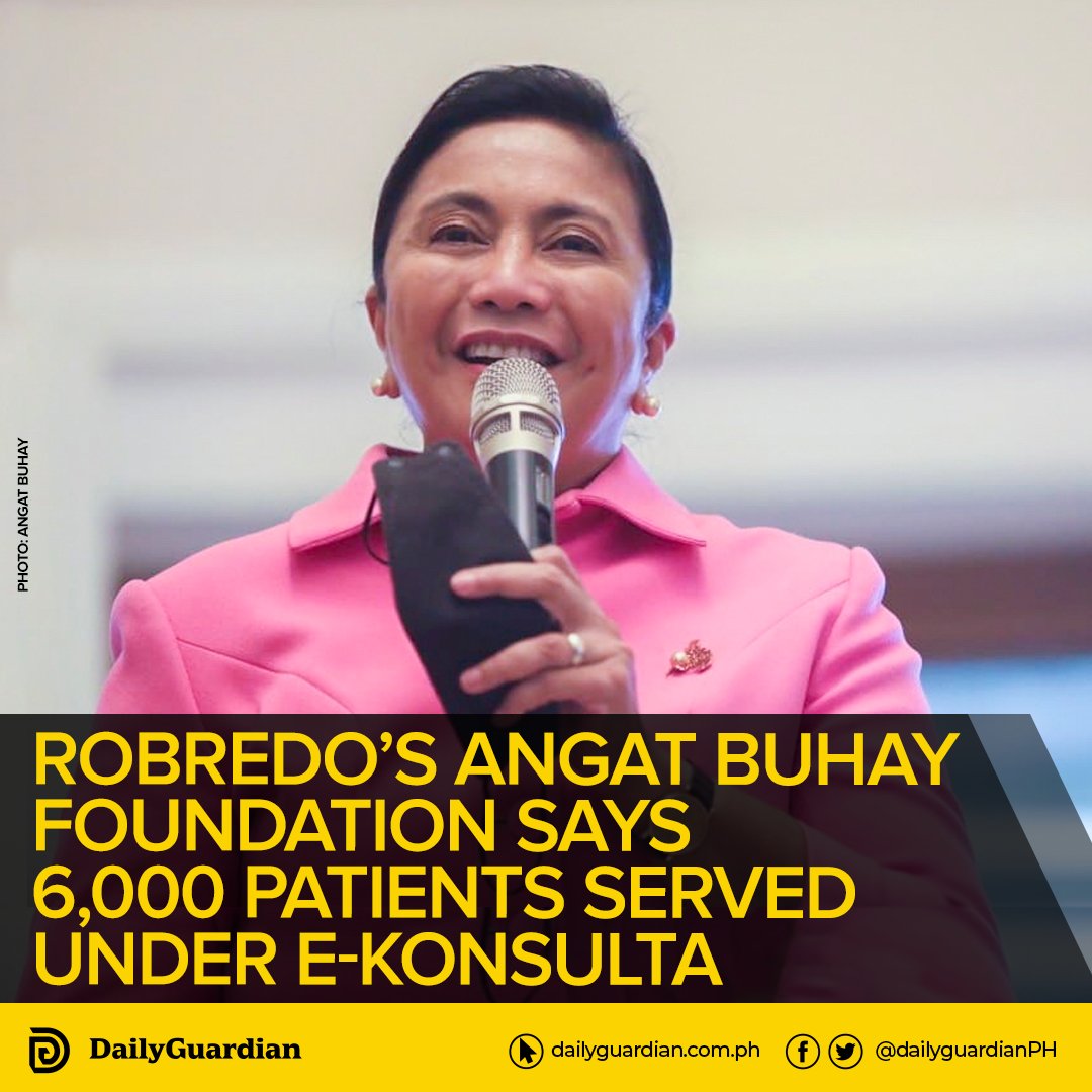 Daily Guardian on Twitter: "The Angat Buhay Foundation initiated by former vice president Leni ...