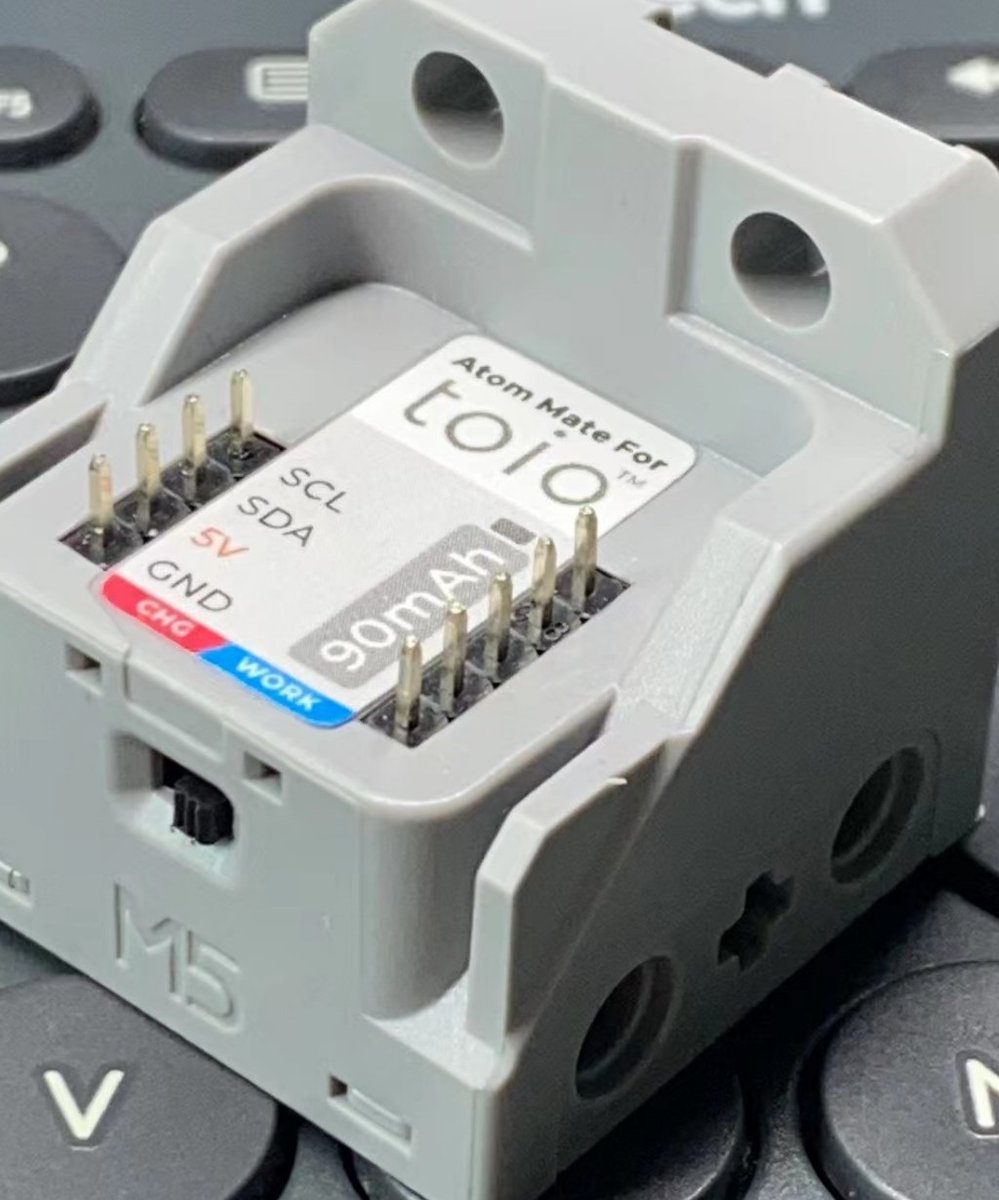 M5Stack on Twitter: "ATOM Mate for toio, Molding version."
