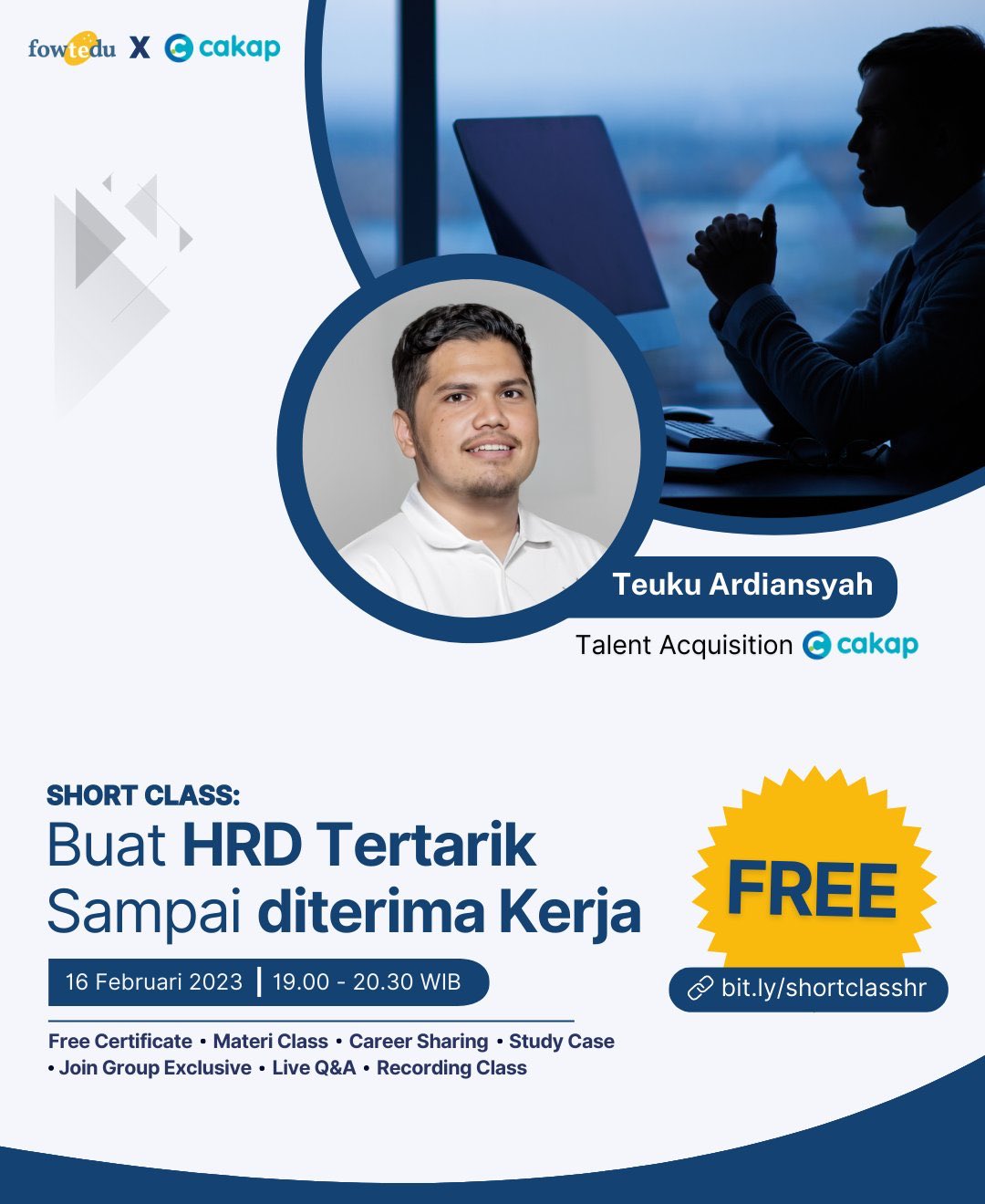 Info Webinar on Twitter: "📣 Webinar‼️ “Buat HRD Tertarik Sampai Diterima Kerja” 🗓 Jumat, 16 ...
