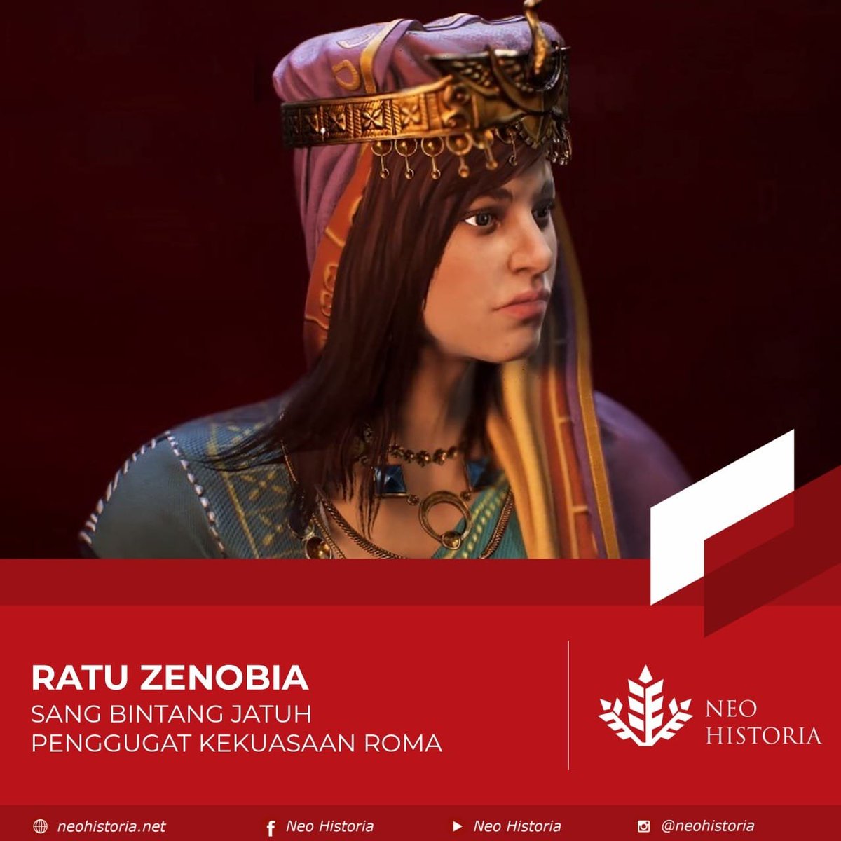 Ave Neohistorian! Zenobia (Bahasa Aram: Bat-Zabbai) adalah Ratu di ...
