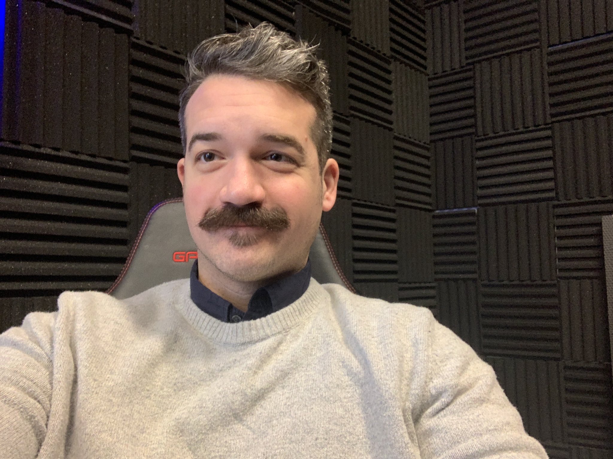 Chevron Mustache Wallpaper