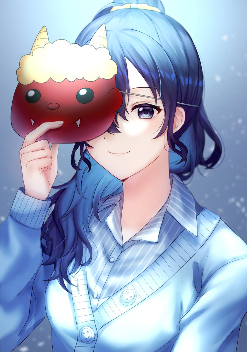 次は私が鬼の番だね。どうしたの?投げないの?」#節分の日 #prsk_FA 」|ねいのイラスト