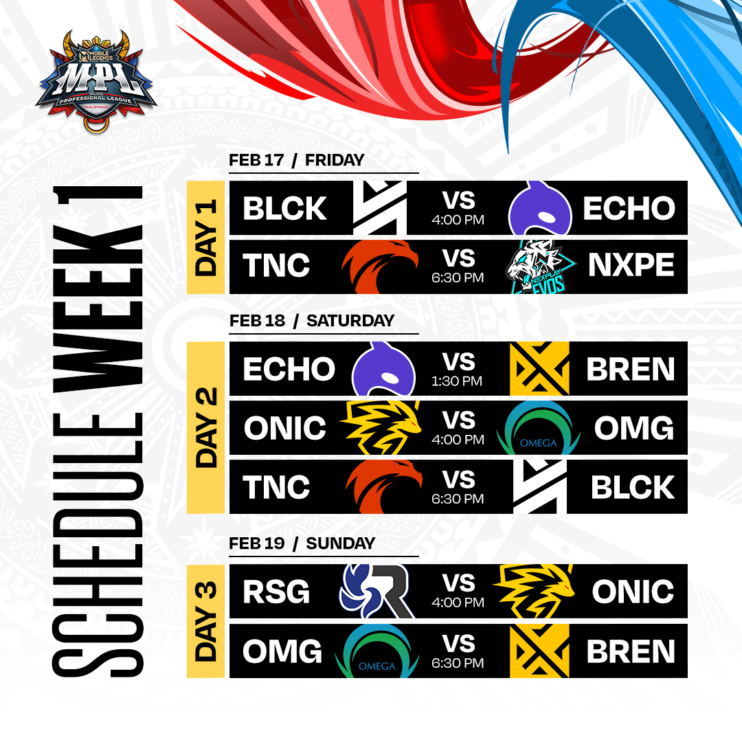 MPL Philippines on Twitter: "Panibagong season at panibagong walong linggo ng Regular Season ...