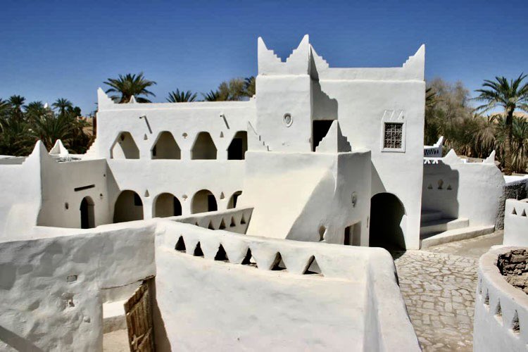 Known as the 'Pearl of the Desert' (Jawhart Al-Sahra) Ghadamès in Libya ...