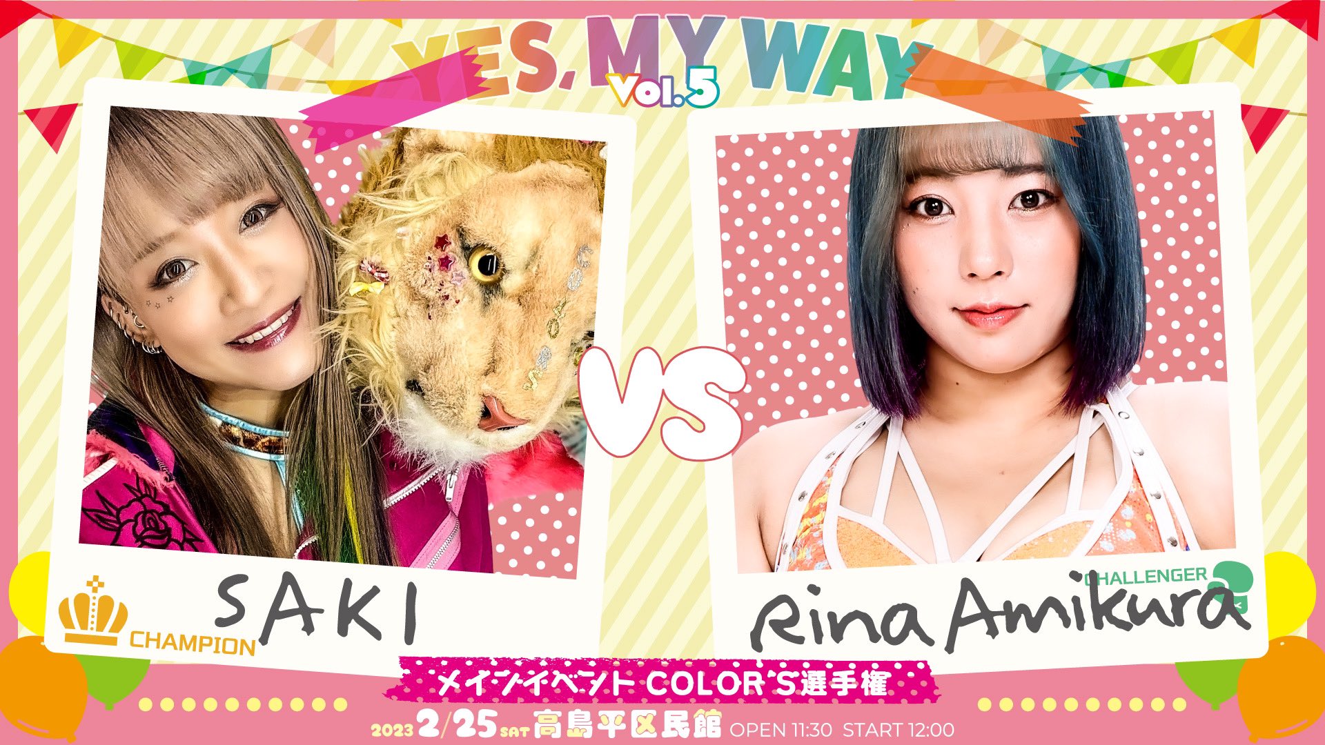 COLOR’s: «Yes, my Way Vol.5» Rina Amikura se corona | Superluchas