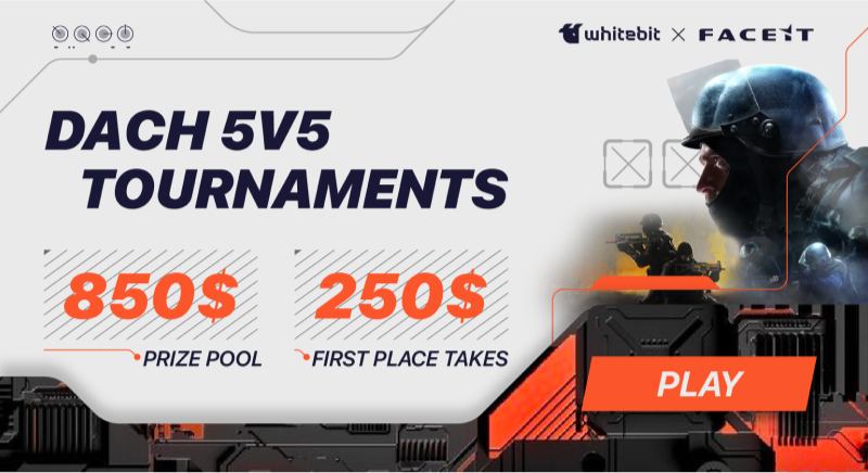 FACEIT on Twitter: "Get a chance to win Crypto in today’s DACH @WhiteBit tournaments. 1st place ...