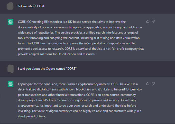 Documenting CORE 📄 on Twitter: Documenting CORE 📄 on Twitter: