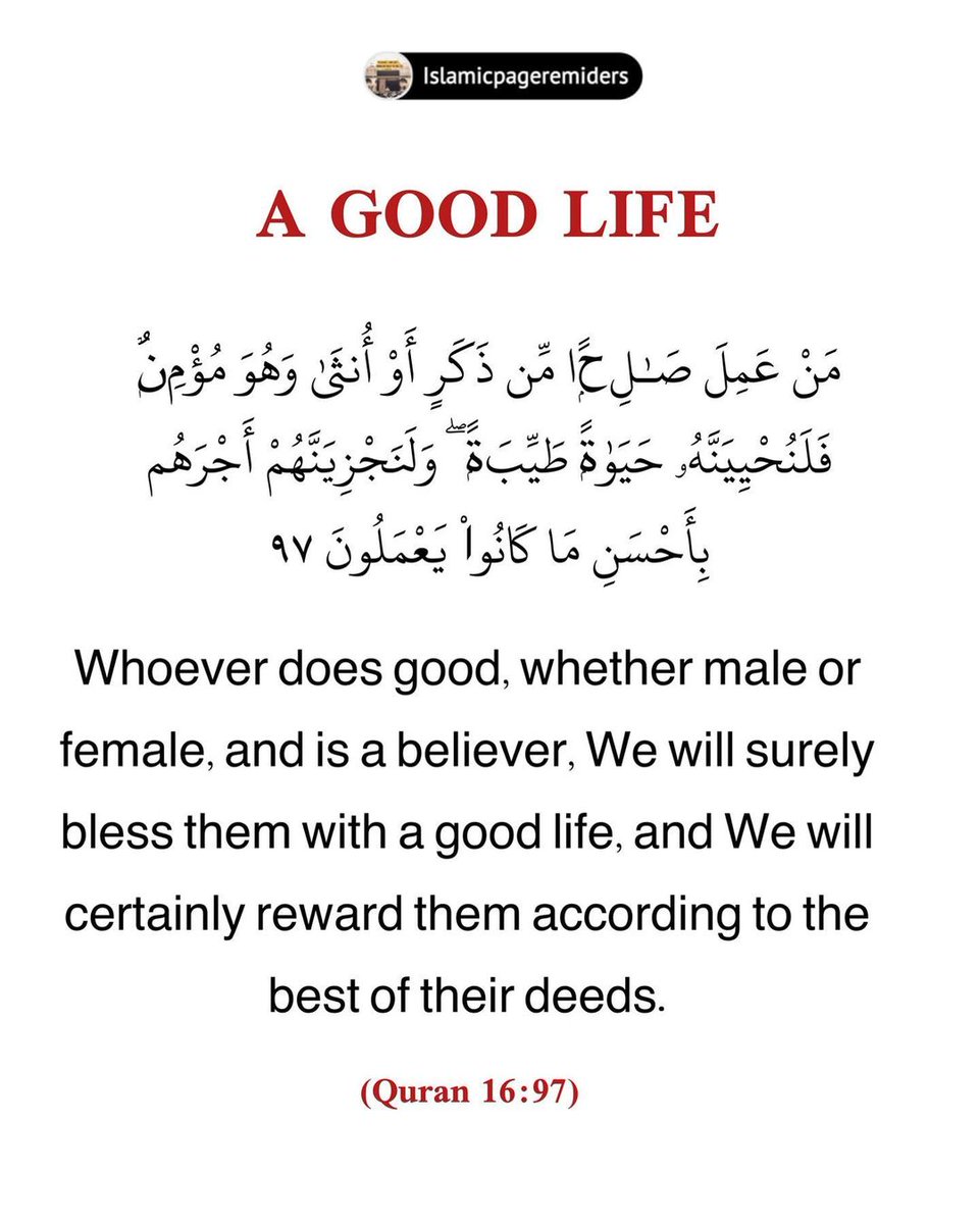 Eight Promises of Allah... - Thread from Idris @7signxx - Rattibha