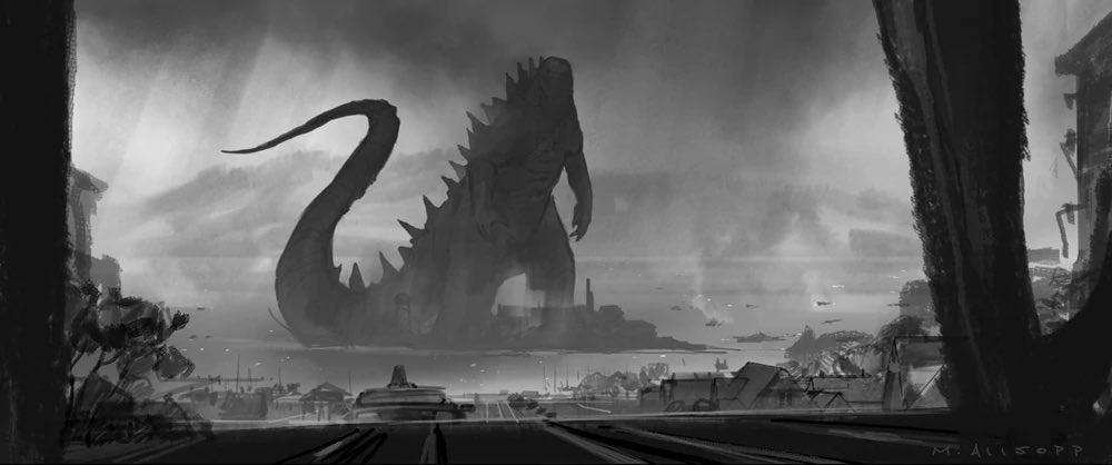 Godzilla Muto Concept Art