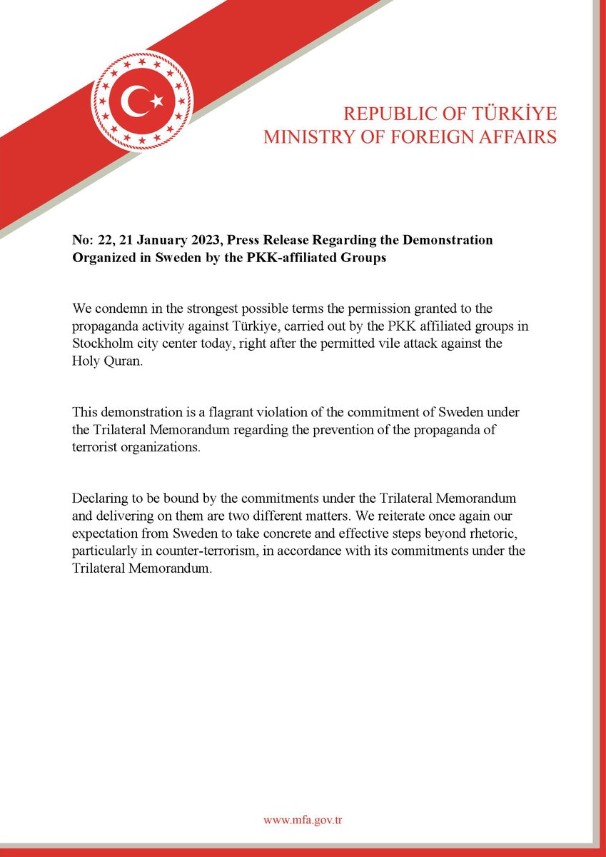 Turkish MFA on Twitter: Turkish MFA on Twitter: