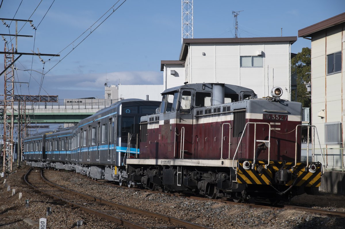電車撮影記録 on Twitter: "1/21,22 名古屋市営地下鉄N3000形N3116H甲種輸送 ND552-7&8、EL121&EL122牽引"