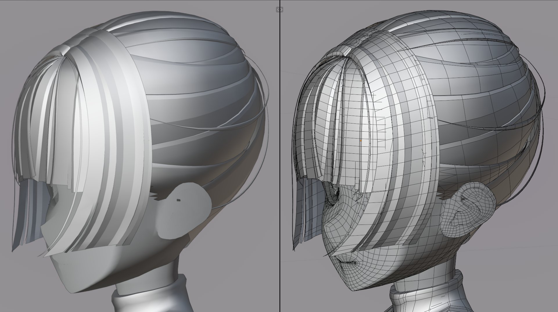 Sasaca - 3DCG製作 on Twitter: "並行してポニーの後頭部も作り始めました。他の方の作品観ててもこの部分はほんとに皆作り方バラバラで個人差があって面白いです⛄️ #b3d ...