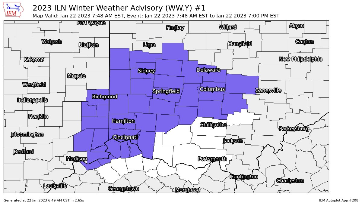 NWS Wilmington OH on Twitter: "Given that road temps dropped below freezing overnight for ...