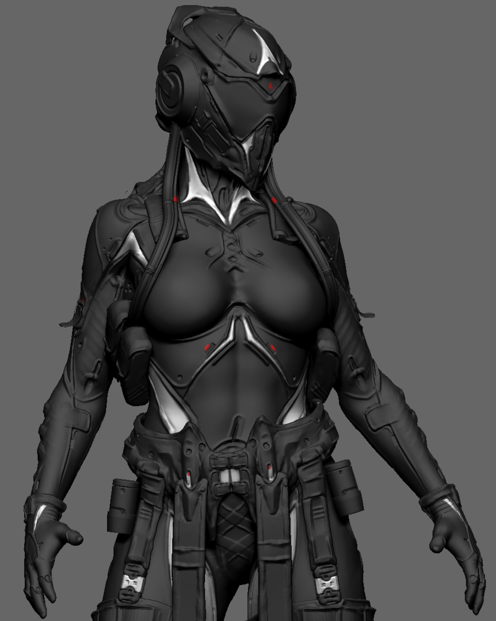 Futuristic Assassin Armor