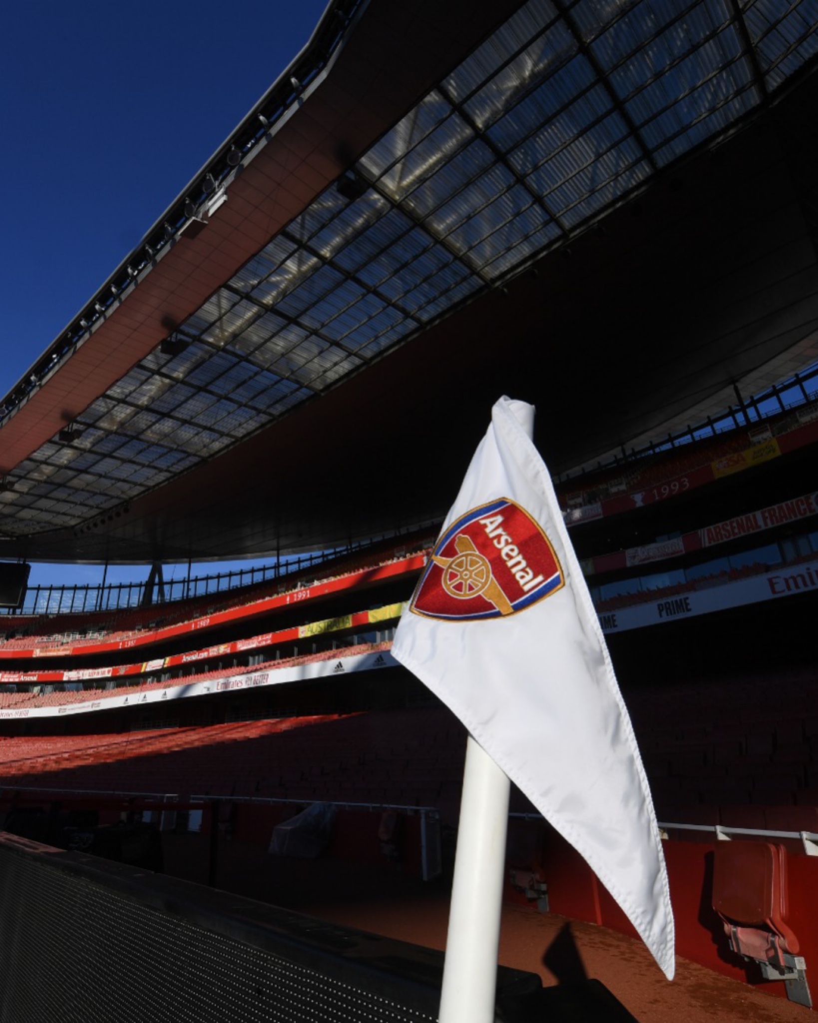 Flag At Stadium Arsenal