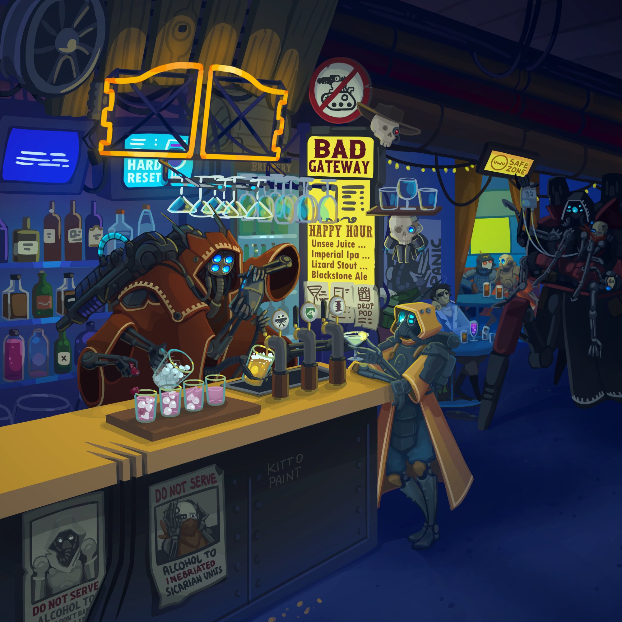 Evil Laboratory Background