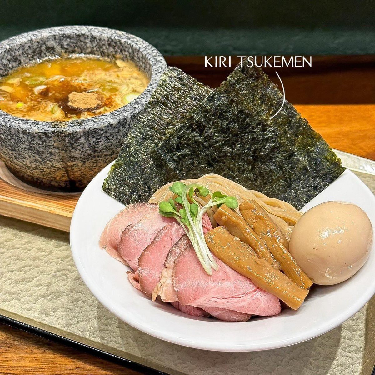 ถนัดชิม on Twitter: "กรี้ด Tsukemen เปิดใหม่ของ Tsuru ชื่อ “Kiri Tsukemen” รางเมนแยกน้ำที่เลิศ ...