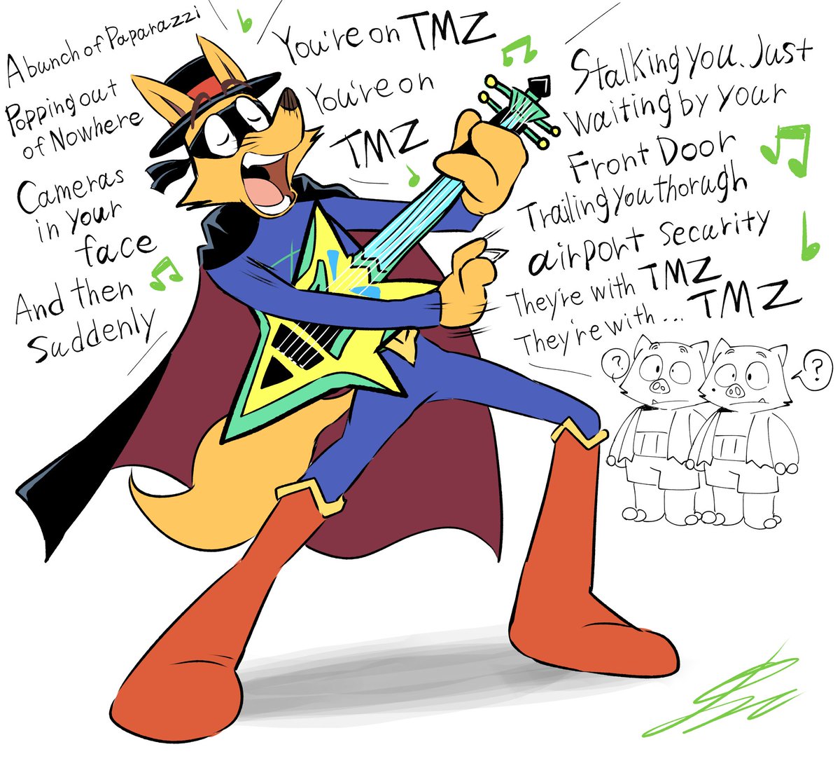 「Zorori doodles He certainly has a lot in common with al yan」ℂ𝕣𝕚𝕞𝕞𝕪の漫画