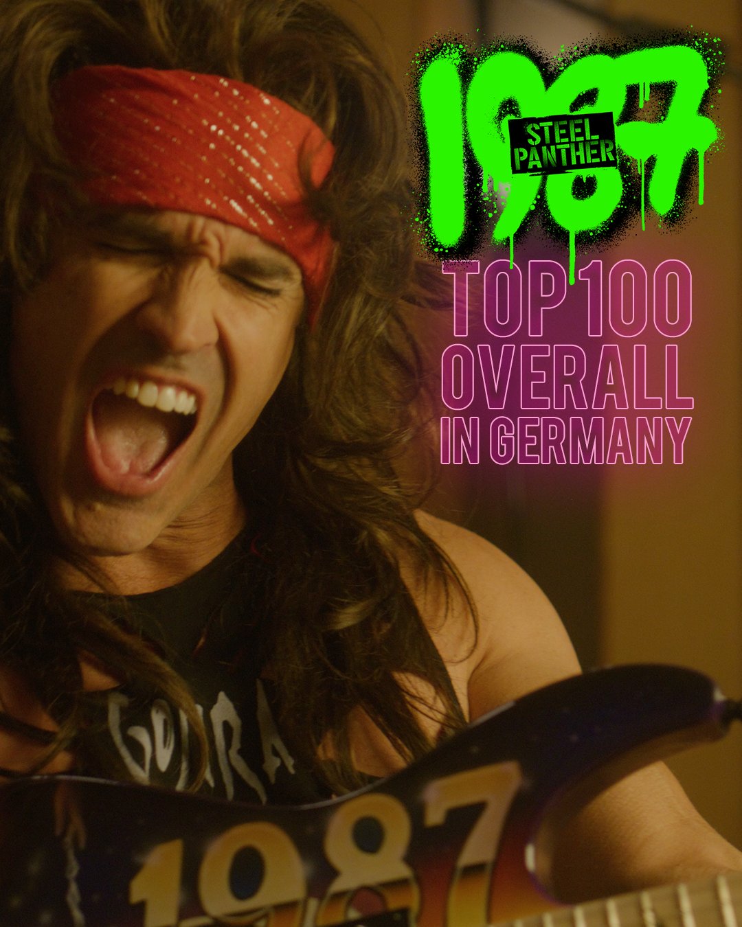 Steel Panther on Twitter: "HUGE SHOUT OUT to our fans in GERMANY who have helped make "1987" one ...