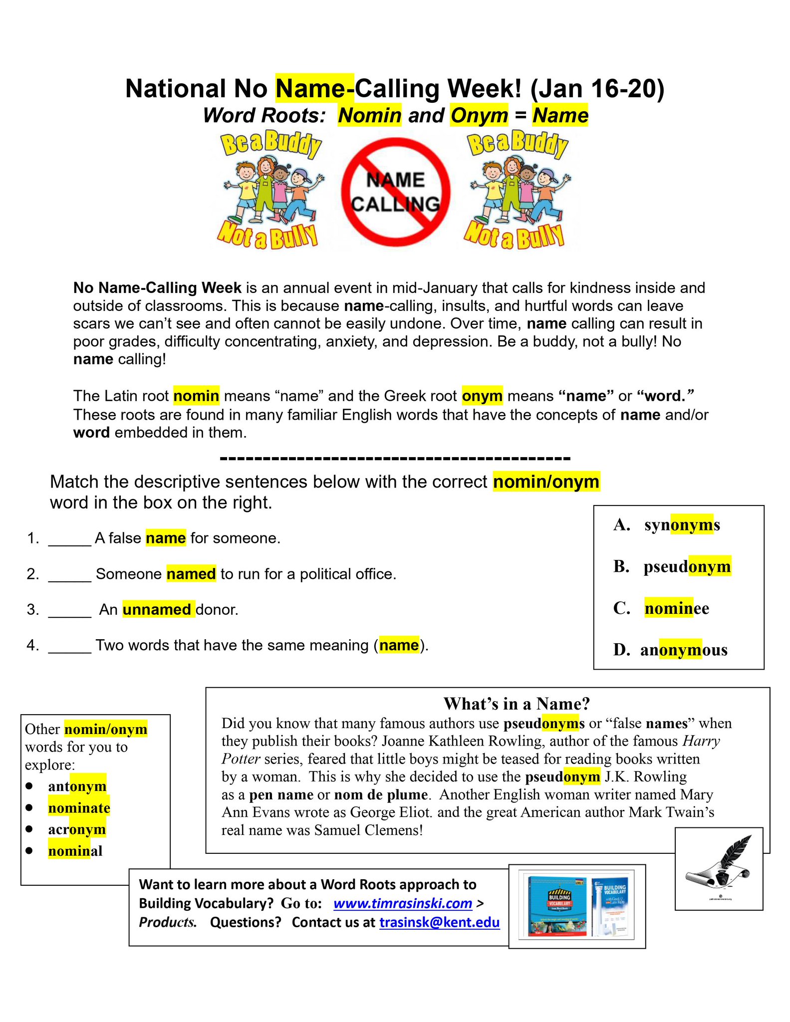 Tim Rasinski on Twitter: "Morphology Monday! This one is a bit late ...