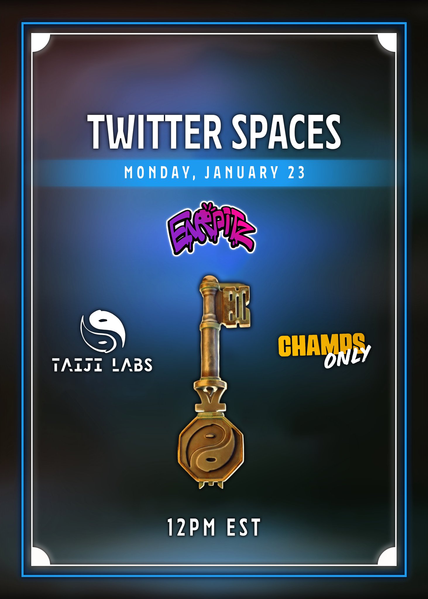 Champs Only on Twitter: "Tomorrow: @champtgram x @alexkongz going live to talk @EarpitzNFT ...