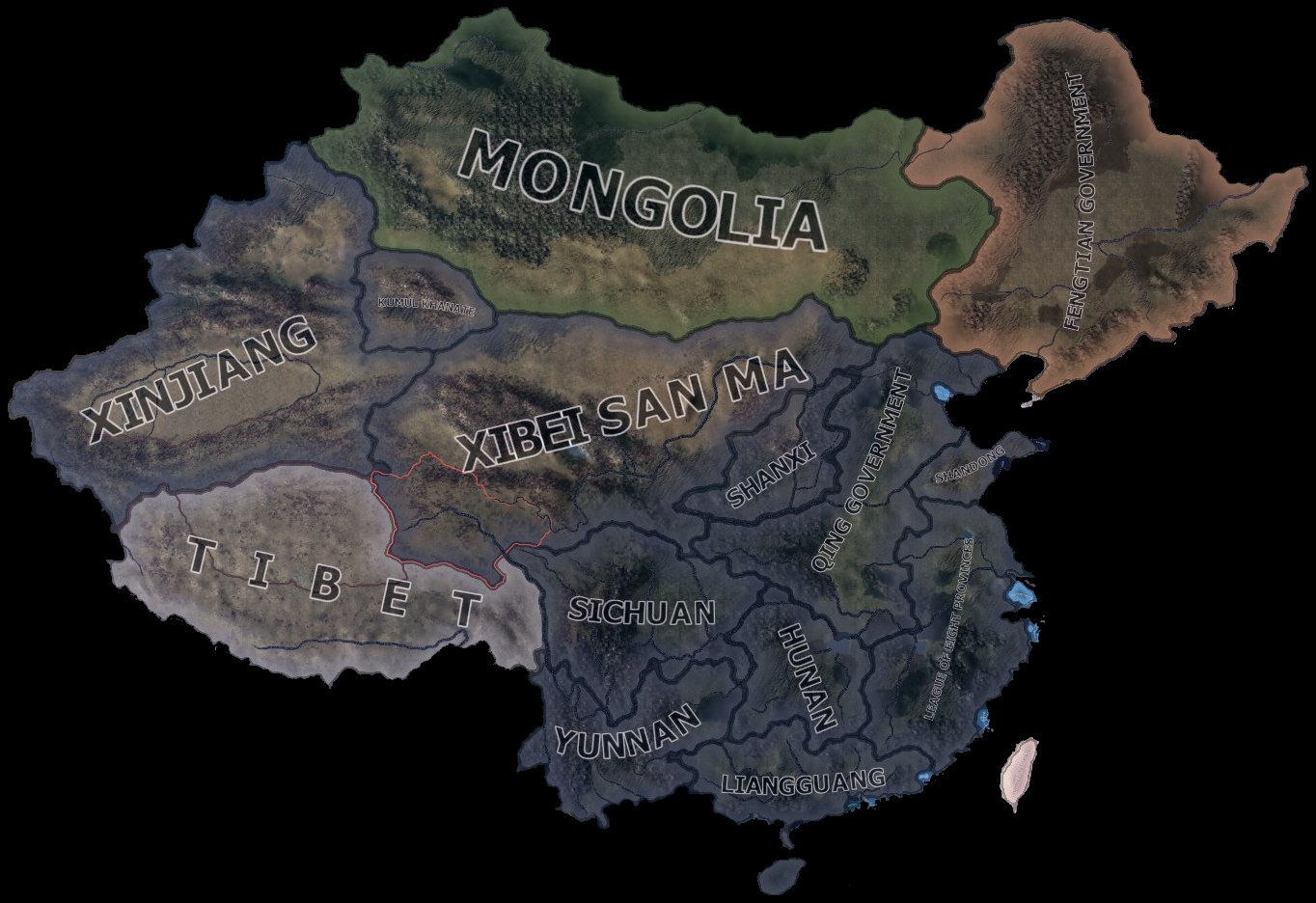 Updated Kaiserreich Map With 06 Update And China Rework REISS & SOHN