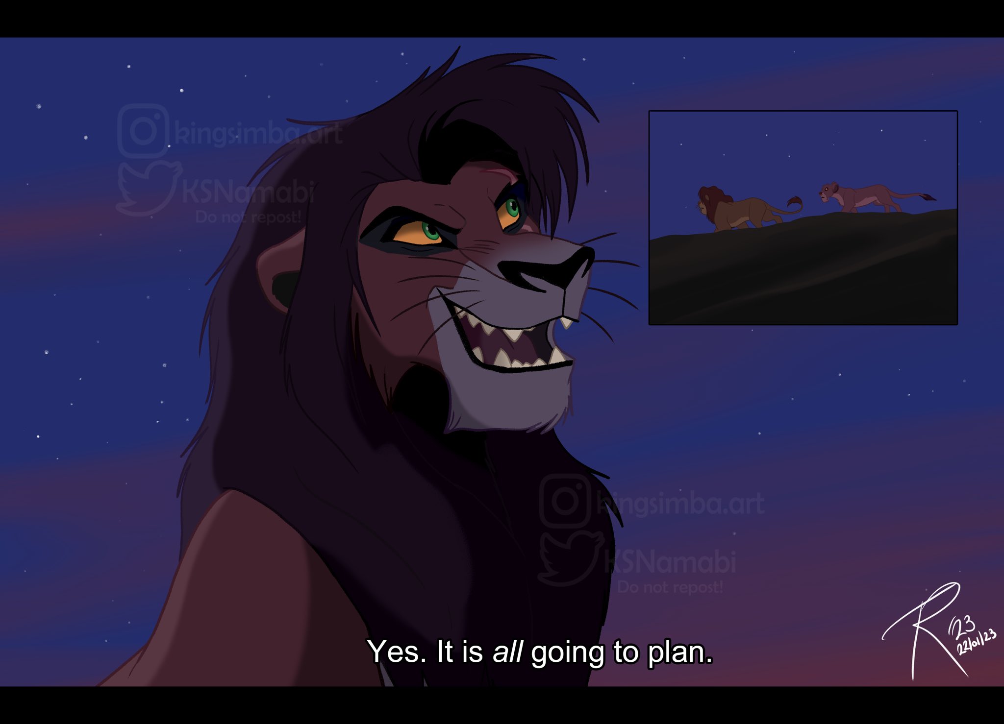 Lion King 2 Vitani And Kovu