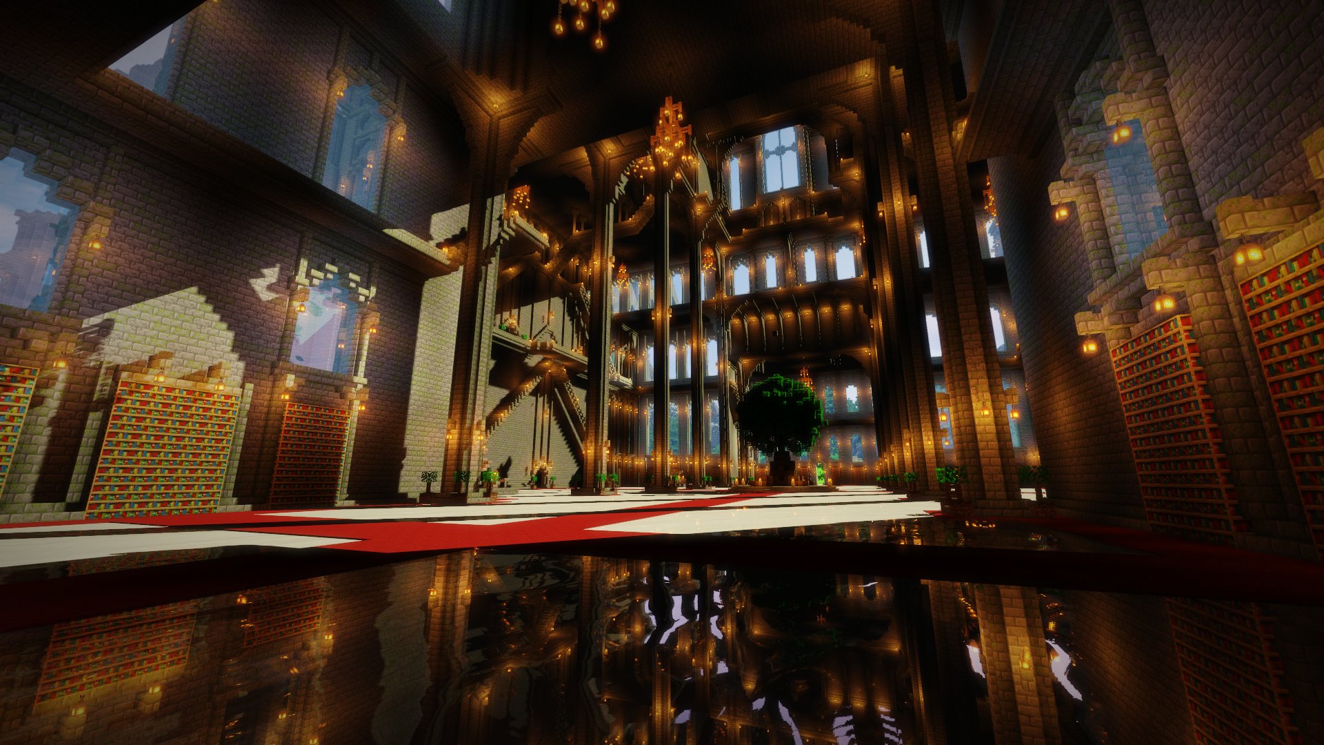 Medieval Castle Minecraft Inside