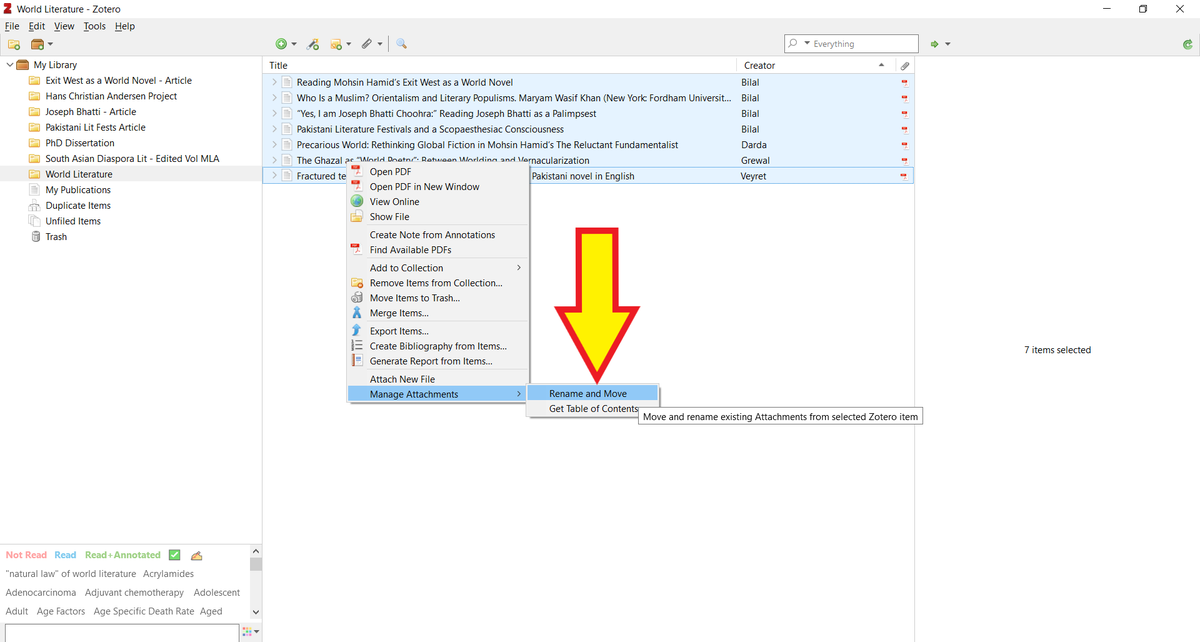 How to rename PDFs to better organize your Zotero library: - Thread from Mushtaq Bilal, PhD ...